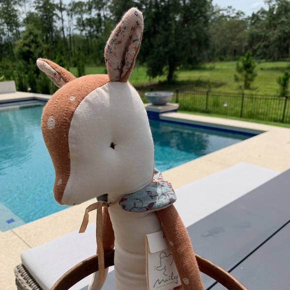 Maileg | Other | New Maileg Deer Girl With Floral Shoulder Wrap | Poshmark